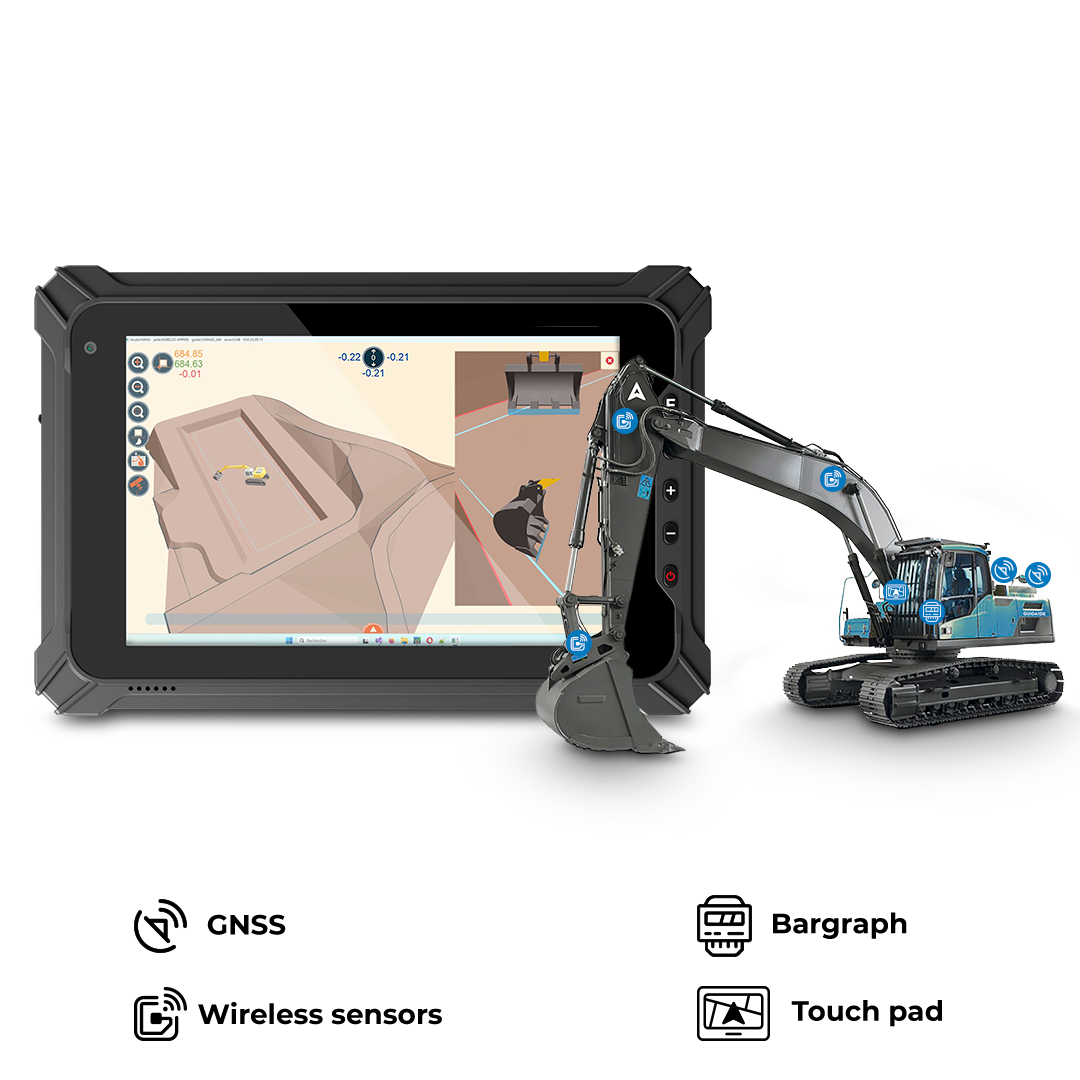 Excavator Guidance made easy with SITENAV
